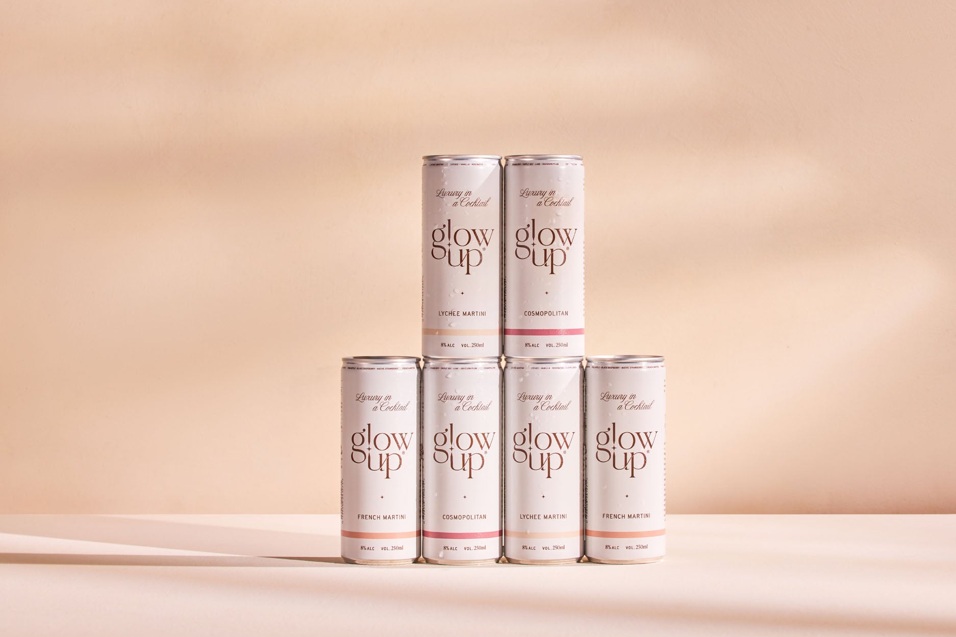 Shop Glow Up® - Luxuriously Delicious Vodka Cocktails In A Can – Glow ...