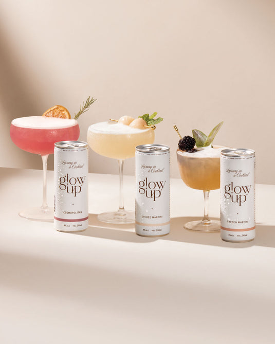 Glow Up® - Premium Triple Distilled Vodka Cocktails in a Can – Glow Up ...